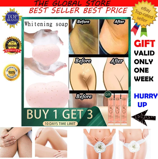 NEW RAPID SKIN Bleaching Cream Soap Armpit Underarm/Groin Whitening ...