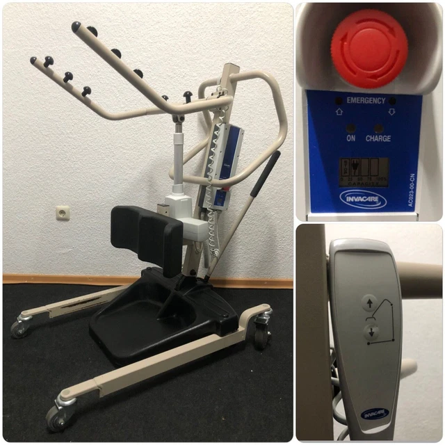 INVACARE RELIANT 350 Aufstehlifter Hebelifter Patientenlifter Personen ...