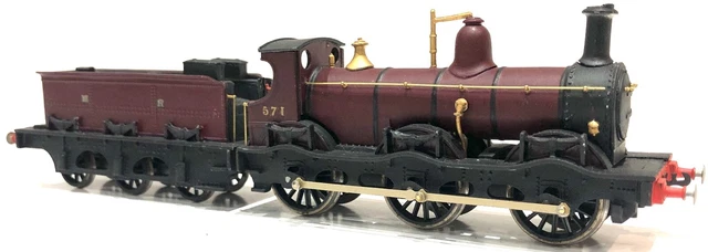 KIT BUILT WHITE Metal Mr Kirtley 700 Class 0-6-0 Loco '671' Motor Not ...