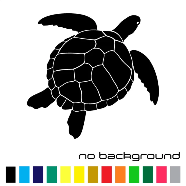 TURTLE STICKER VINYL Decal - Sea Ocean Life Salty Beach Animal Wall Car ...