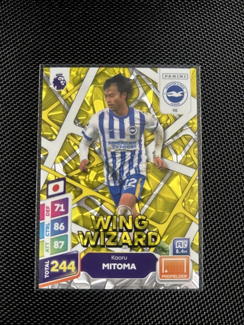 ADRENALYN XL PLUS 2025 Mitoma Wing Wizard Parallel #98 (toploader Inc ...