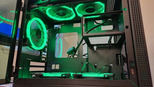 RAZER TOMAHAWK MINI-ITX Gaming Computer Case - Razer Chroma RGB With 5 ...