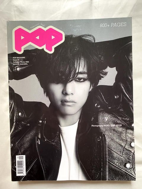 POP MAGAZINE ISSUE 49 BTS V cover KIM TAEHYUNG in CELINE FALL-WINTER ...
