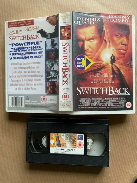 VHS VIDEO RARE Big Case Switch Back Dennis Quaid Danny Glover ex rental ...