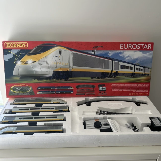 HORNBY R1071 EUROSTAR 00 Gauge Train Set £21.00 - PicClick UK