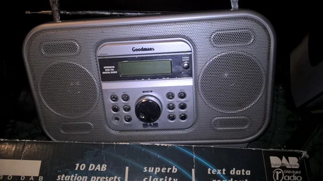 GOODMANS DAB RADIO Gsr90Dab Digital Radio Adaptor And Box £20.00 ... GOODMANS DAB RADIO Gsr90Dab Digital Radio Adaptor And Box £20.00 ...
