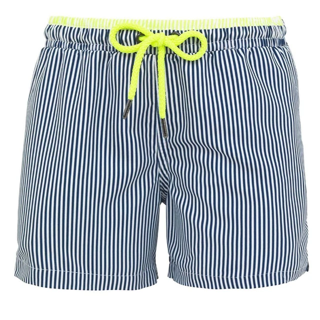 SUNUVA GARÇONS RAYURE Marine Short Natation Avec Jaune Détaillé Âge 7-8 ...