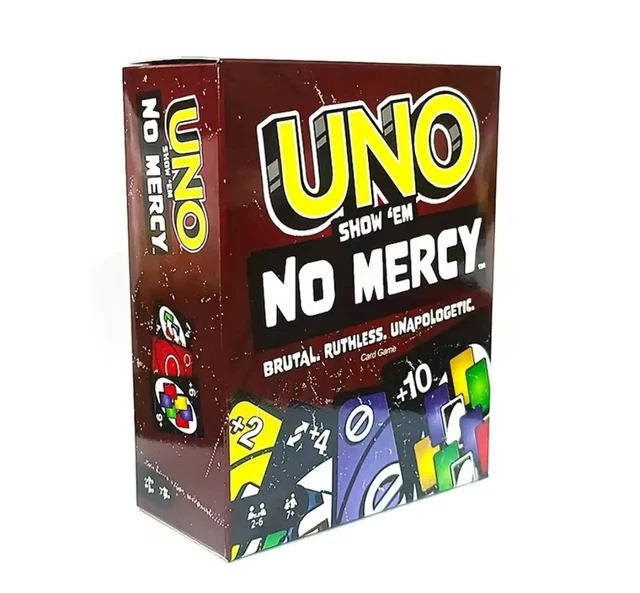 UNO SHOW EM No Mercy Card Game for Kids, Adults & Family Night Parties ...