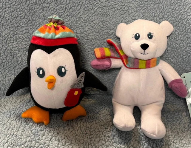 TESCO CHILLY & Friends Bertie The Polar Bear & Penny the Penguin ...