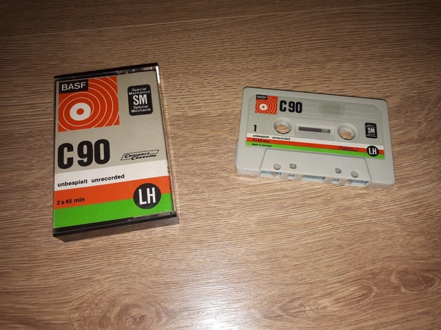 BASF C90 LH cassetta audio vintage anni 70 nastro ottime condizioni/ EUR 8,00 - PicClick IT