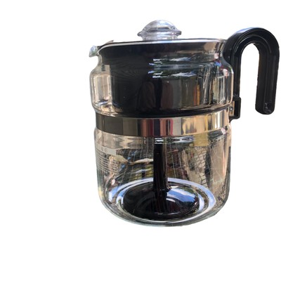 Medelco Cup Glass Stovetop Percolator