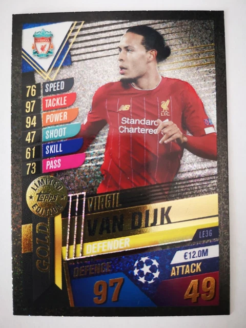 TOPPS F11 MATCH attax 101 Collectors 2019-20 card champions league Van ... TOPPS F11 MATCH attax 101 Collectors 2019-20 card champions league Van ...