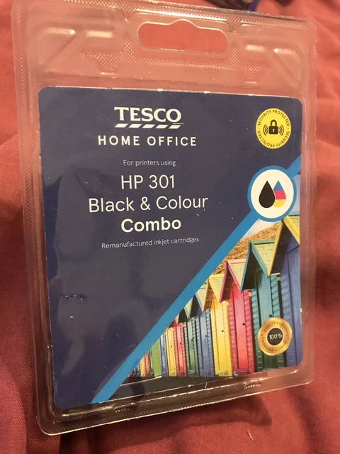 TESCO HP 301 Black Colour Combo Ink Cartridges NEW SEALED 15.99 PicClick UK