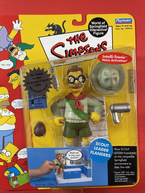 FIGURA INTERACTIVA LOS Simpson Scout Leader Flanders Serie 10 WOS EUR ...