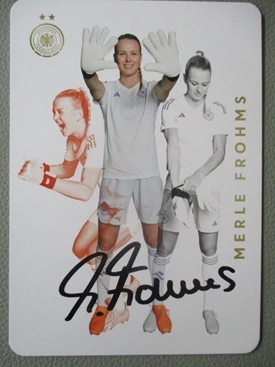 MERLE FROHMS++++2023++++DFB+++NATIONALMANNSCHAFT++++AUTOGRAMM ...
