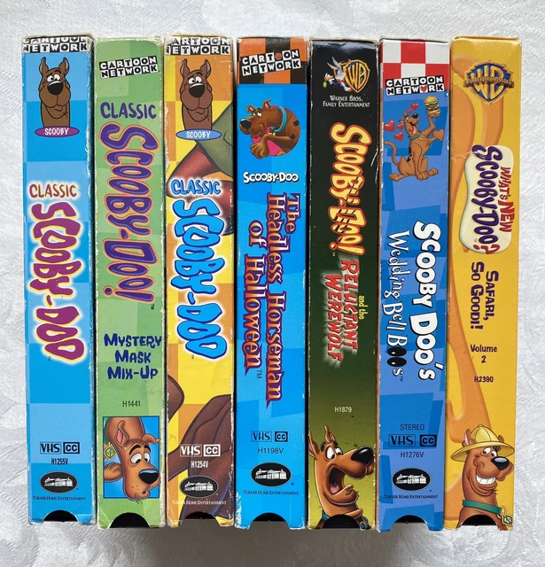 Lot Of 5 Scooby Doo Cartoon Vhs Tapes Boo Brothers Witchs Ghost Goes Hollywood Eur 1433
