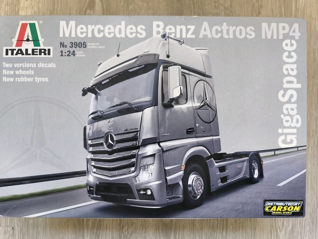 ITALERI 3905 LKW Truck Mercedes Benz Actros MP4 Gigaspace 1:24 Model ...