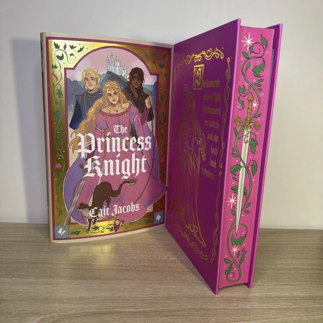 THE PRINCESS KNIGHT Cait Jacobs Special Edition Sprayed Edges Locked Library $120.00 - PicClick CA