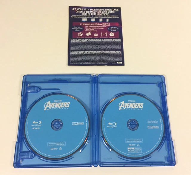 AVENGERS ENDGAME PHASE Finale - Blu-ray Disc Movie with Slip Cover ...