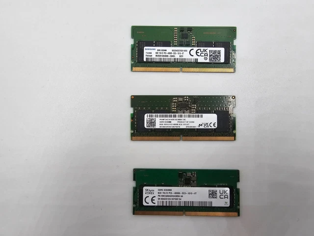 BRANDED 8GB 1X8GB DDR5 PC5-38400 PC5-4800B 4800MHz 262-pin SO-DIMM ...