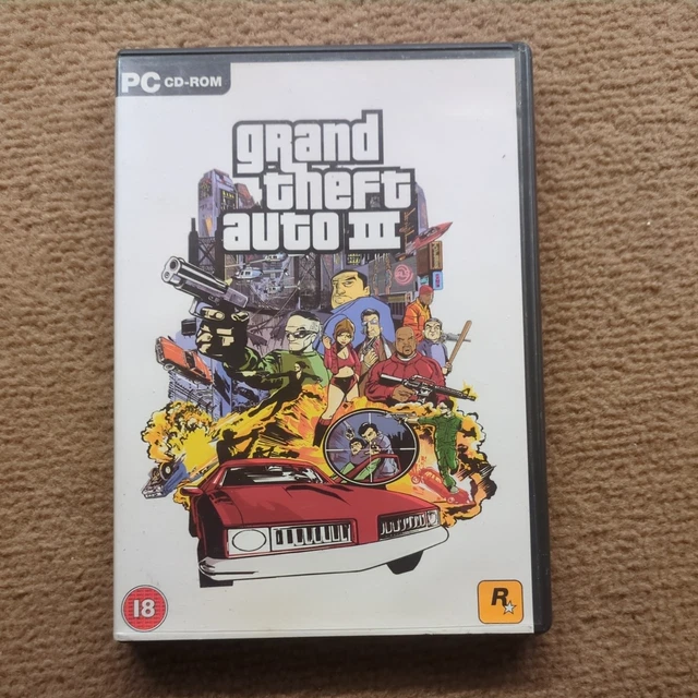GRAND THEFT AUTO III PC CD Rom GTA 3 - Includes Map and Manual - Ex ...