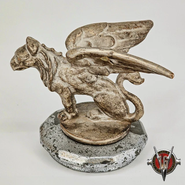 VINTAGE 1920S LARGE Gardner Griffin Radiator Cap Mascot Hood Ornament £ ...