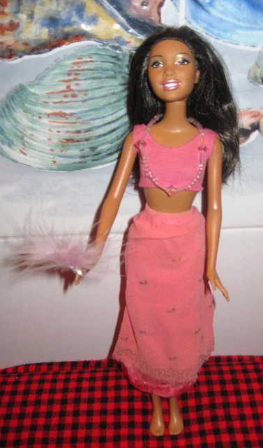 MATTEL AA BLACK BARBIE~NIKKI BEACH DOLL~BEAUTIFUL BRANDI FACE~BendLeg ...