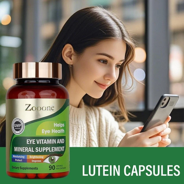 ZOOONE- LUTEIN EYE Vitamins Zeaxanthin to Support Eye Health, 90 ...
