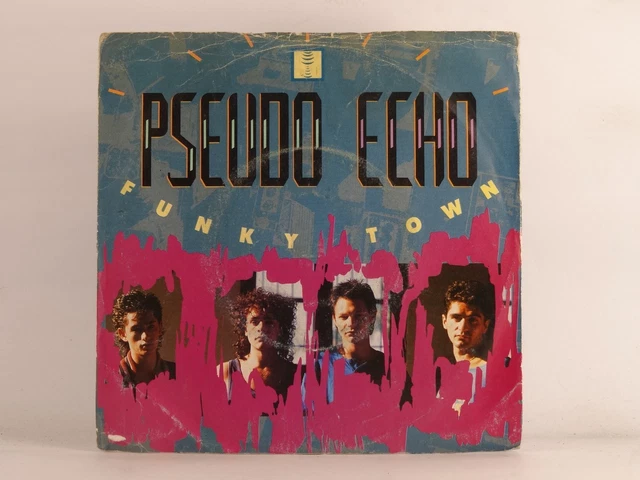 PSEUDO ECHO FUNKY TOWN (93) 2 pistes 7 pouces manche photo unique RCA ...