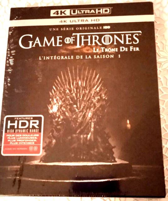 GAME OF THRONES (Le Trône de Fer) - Saison 1 - Blu-ray 4K - NEUF EUR 16 ...