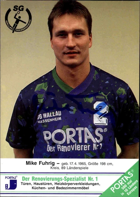 SPORT HANDBALL KARTE Mike Fuhrig SG Wallau-Massenheim signiert Autogramm EUR 3,99 - PicClick DE