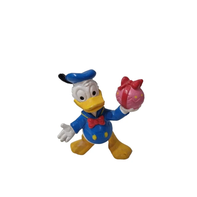 DONALD DUCK FIGUR mit Geschenk Bully Vintage 6 cm sammelfigur EUR 12,99 - PicClick DE