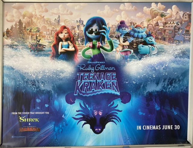 CINEMA POSTER: RUBY GILLMAN TEENAGE KRAKEN 2023 (Main Quad) Lana Condor ...