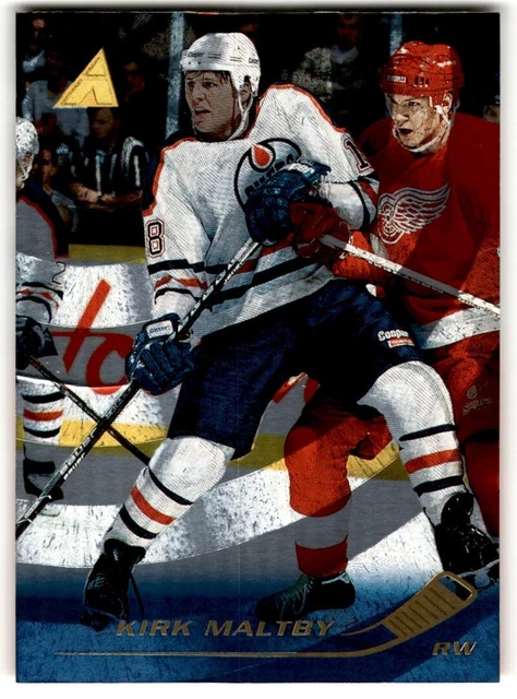 1995-96 PINNACLE RINK Collection Kirk Maltby #126 Edmonton Oilers EUR 1 ...