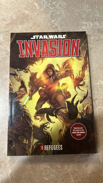 STAR WARS INVASION Volume 1 Refugees Dark Horse TPB RARE Luke Skywalker ...