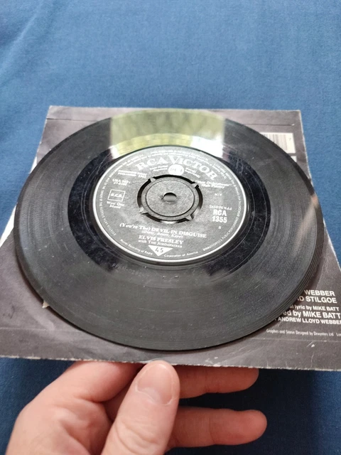 1963 ELVIS PRESLEY Youre The Devil In Disguise 7" Vinyl Record Single ...