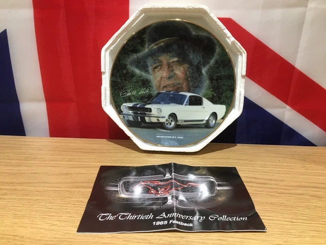 30TH ANNIVERSARY SHELBY Mustang GT 350 Commemorative Collector Plate ...