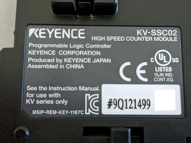 KEYENCE KV-SSC02 KEYENCE Keyence Keyence Keyence Keyence Keyence Keyence Keyence $944.59 ...