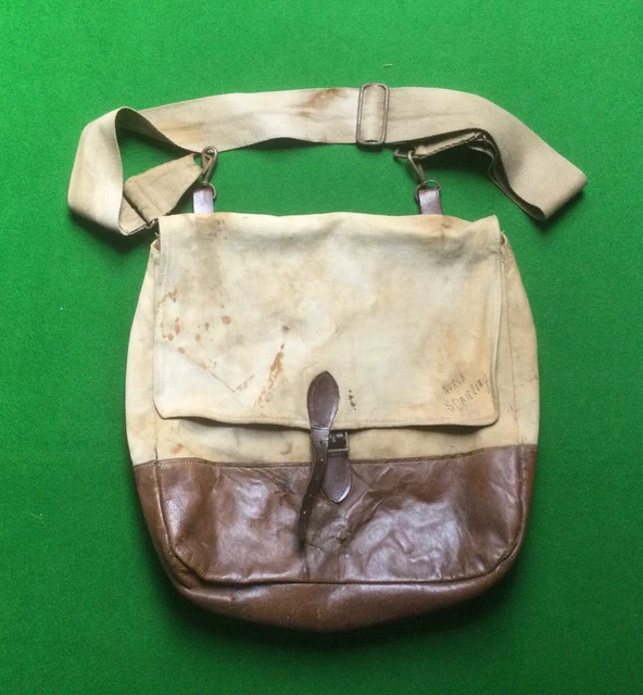 ORIGINAL WW1 BRITISH Army Officers Satchel Side Bag Nurse Sparling ...