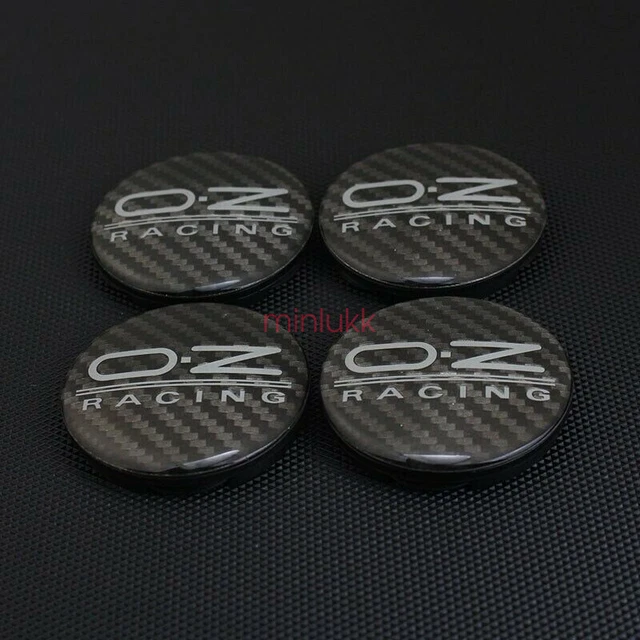 4PCS 62 MM for OZ Racing M595 Black Carbon Alloy Wheel Center Rim Caps ...
