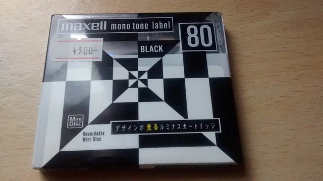 MAXELL MD &MONO tone label" Very rare blank new mini disc 80min £58.77 - PicClick UK