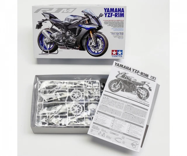 TAMIYA 1:12 MOTORRAD Yamaha YZF-R1M Model Plastik Kit Bausatz 14133 EUR ...