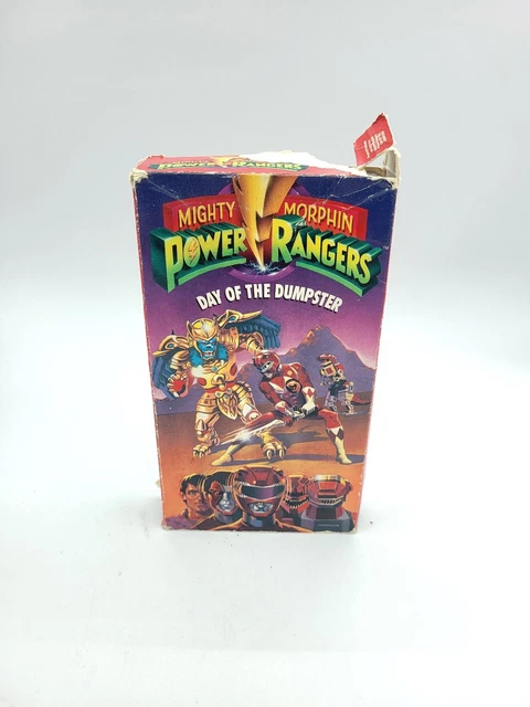 Mighty Morphin Power Rangers Day Of The Dumpster Vhs 1993 Action