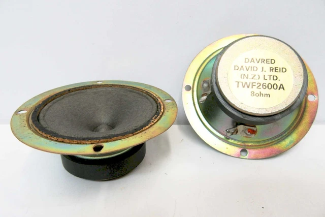 DAVRED TWEETERS TWF2600A - PAIR -Vintage Speaker Part -David J. Reid ...