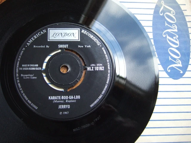 JERRYO - KARATÉ-BOO-GA-LOO / La Perle - Londres Hlz 10162 / 1967 EUR 5 ...