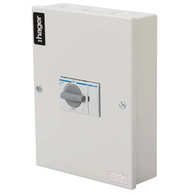 HAGER SWITCH DISCONNECTOR Metal Insulator Enclosed Panel Board 63A TP ...
