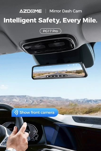 AZDOME 2CH 4K+2.5K Dashcam IMX678 STARVIS 2 5GWiFi GPS Parkmodus 128GB ...