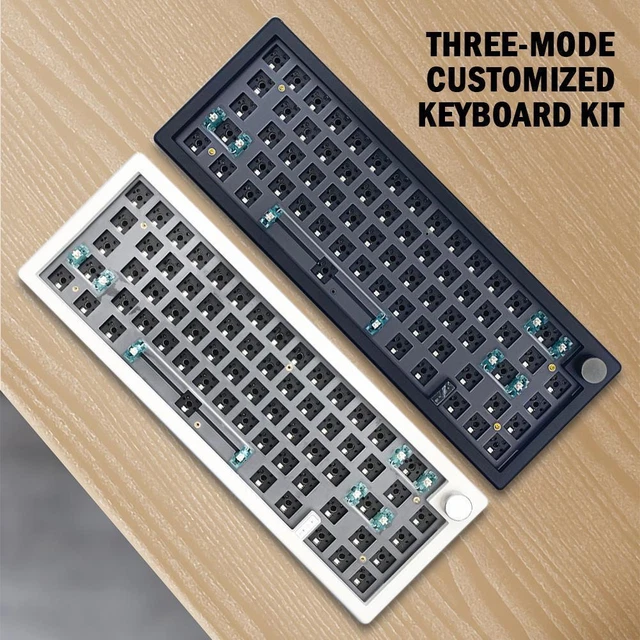 GMK67 THREE-MODE CUSTOMIZED keyboard kit DIY mechanical keyboard kit ...