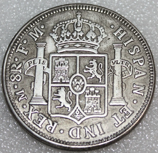 1807 SPANISH 8 Reales Pillar Dollar Filler Coin - Nice Example $12.90 ...