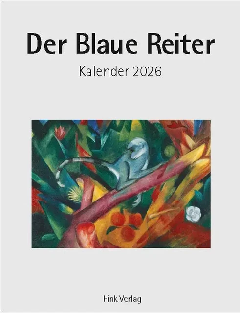 DER BLAUE REITER 2026 Kunst-Einsteckkalender Marc Kalender 12 S ...